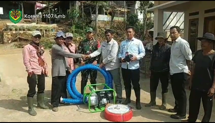 Koramil 1107/Limbangan Garut, Giat Penguatan Perluasan Areal Tanam (PAT) Padi, dengan ...